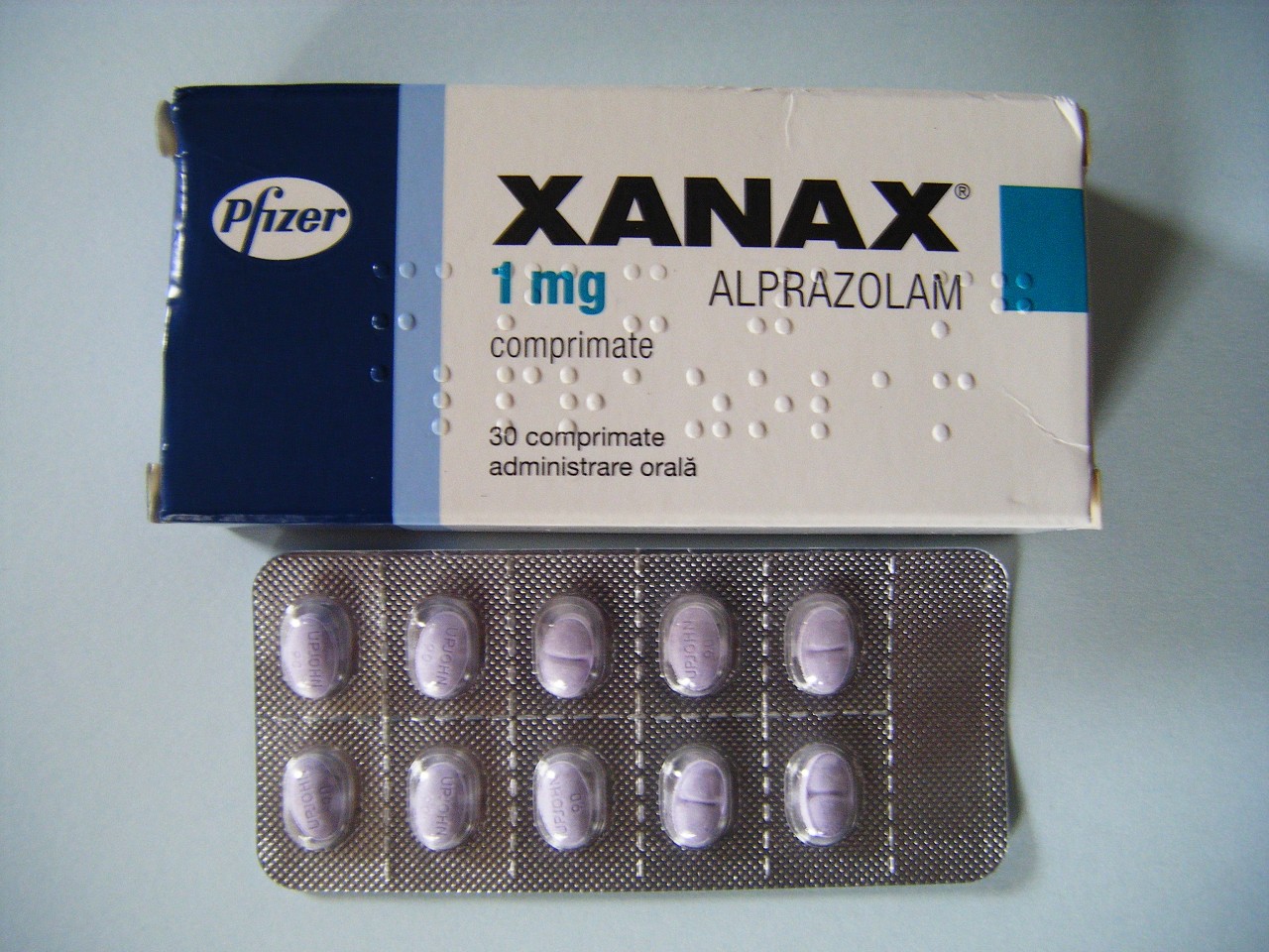 Xanax Alprazolam 1mg By Pfizer X 1 Strip 24hrpharmaUSA
