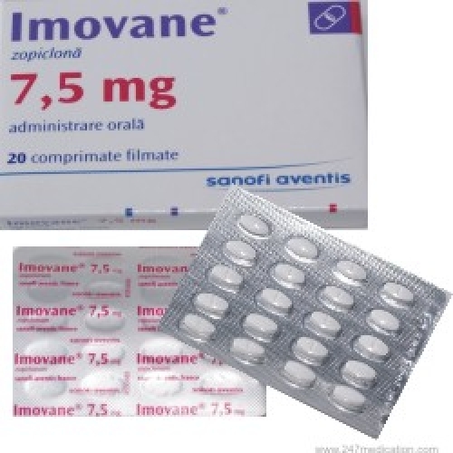 Imovane Zopiclone 7.5mg by Sanofi Aventis x 1 Strip - 24hrpharmaUSA.com