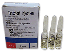 Testo Fort 250mg/1ml by Pliva x 5 amps - 24hrpharmaUSA.com